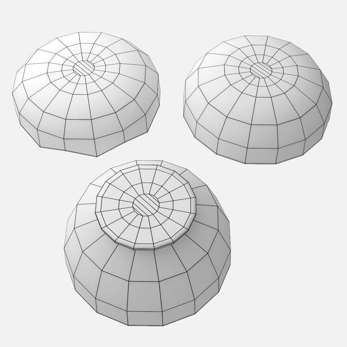 Bowl Set - 3D Model by weeray