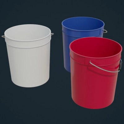 Bucket 2A - 3D Model by weeray