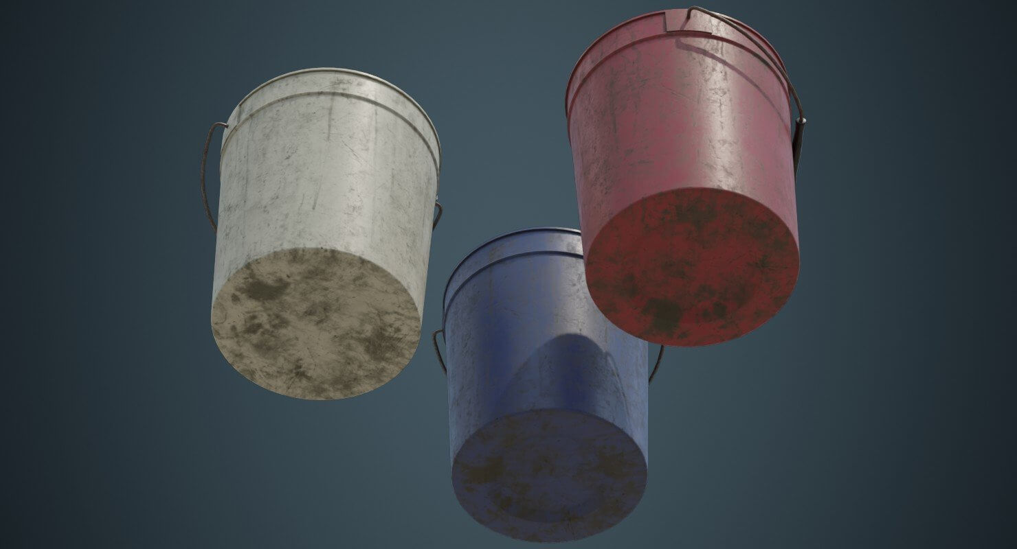 Bucket 2B - 3D Model by weeray