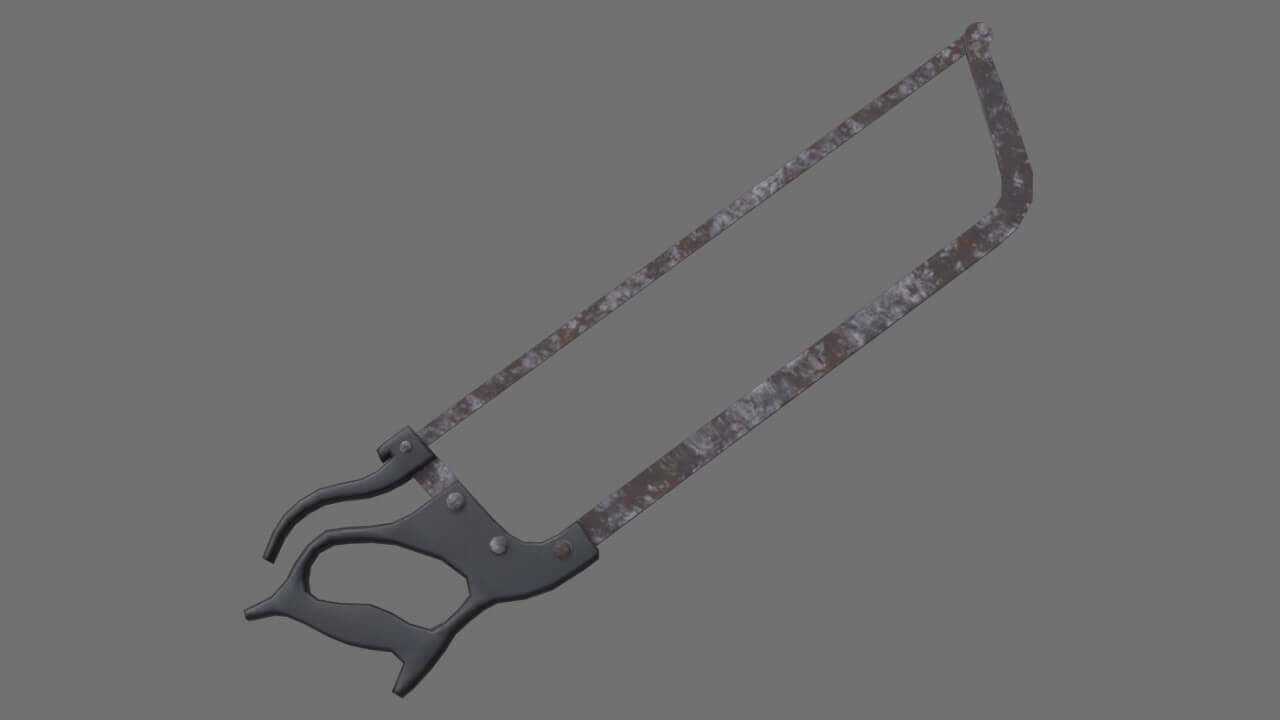 Hacksaw (old) - 3D Model by weeray