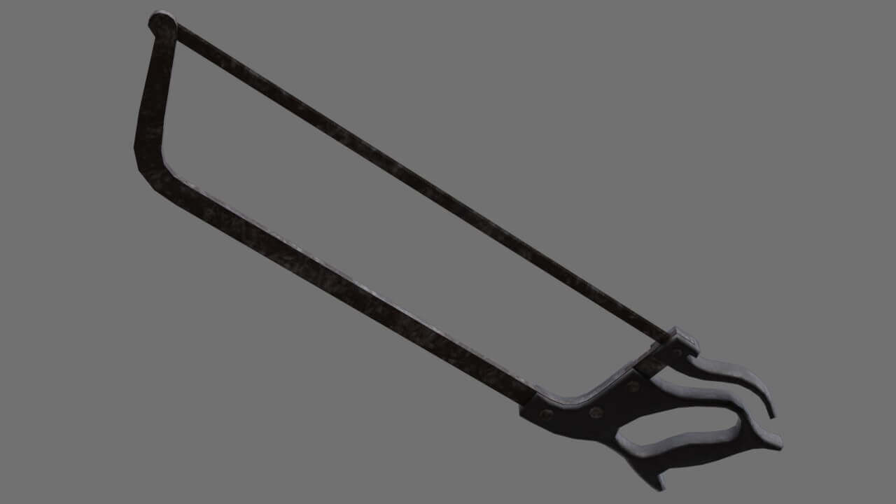 Hacksaw (old) - 3D Model by weeray