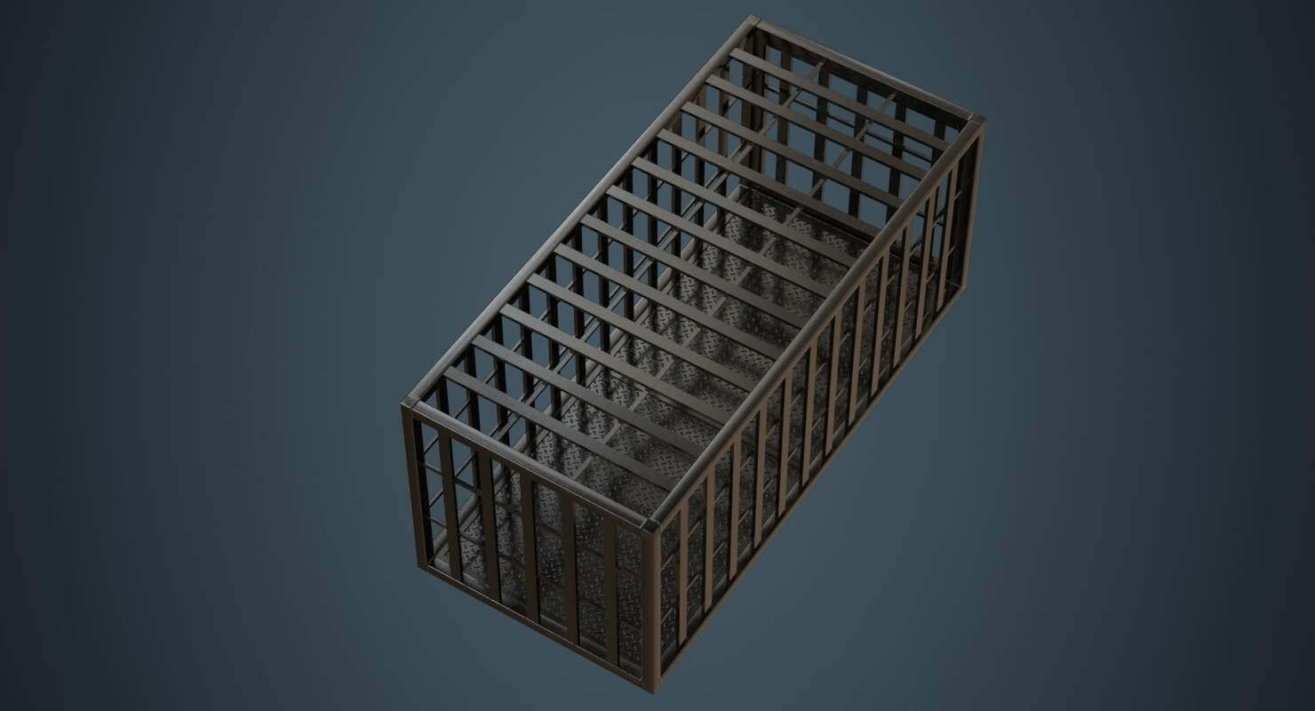 Cage 1A - 3D Model by weeray