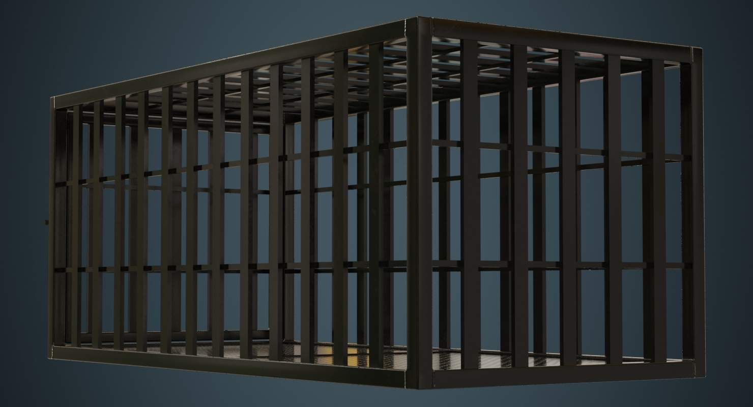 Cage 1A - 3D Model by weeray