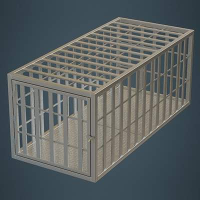 Cage 1A - 3D Model by weeray