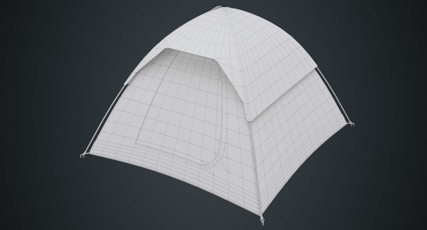 Camping Tent - 3D Model by weeray