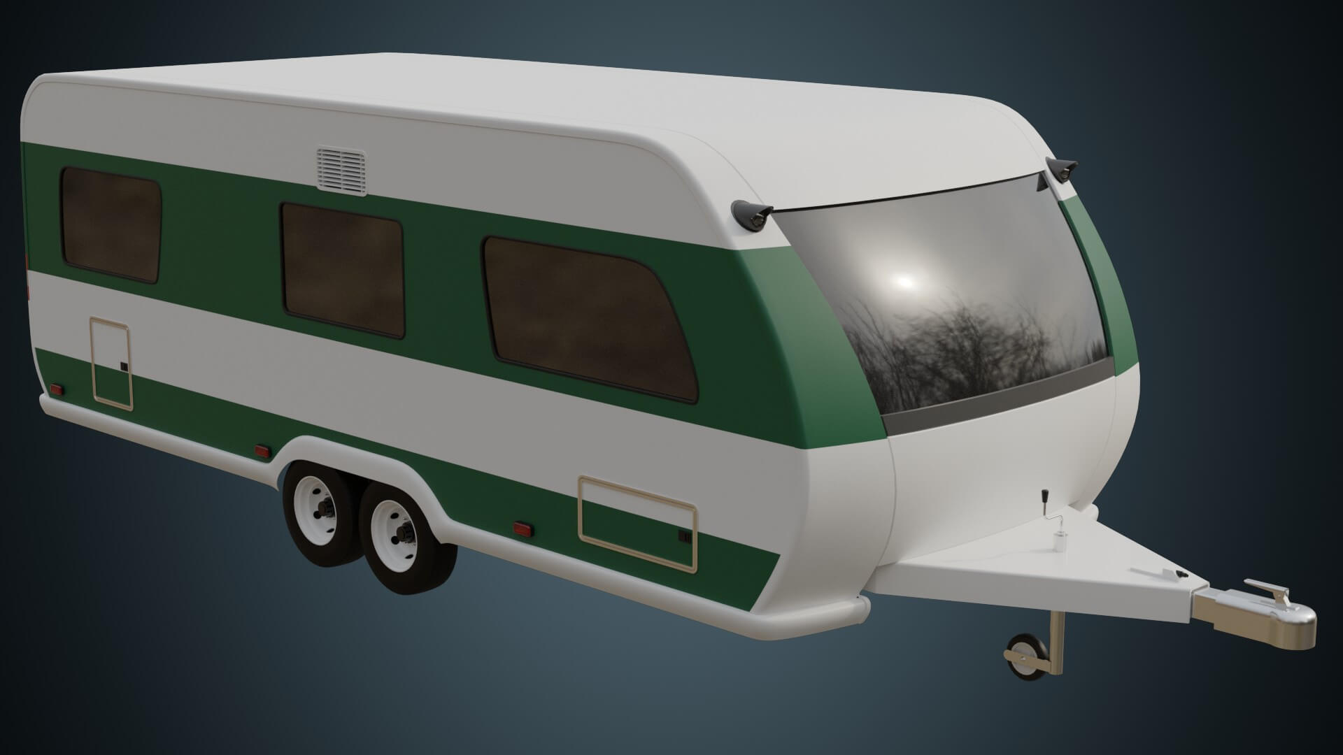 Caravan 1 Basic - 3D Model by weeray