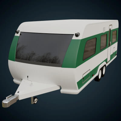 Caravan 1 Basic - 3D Model by weeray