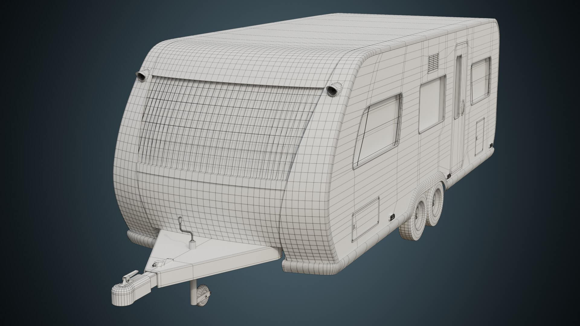 Caravan 1A - 3D Model by weeray