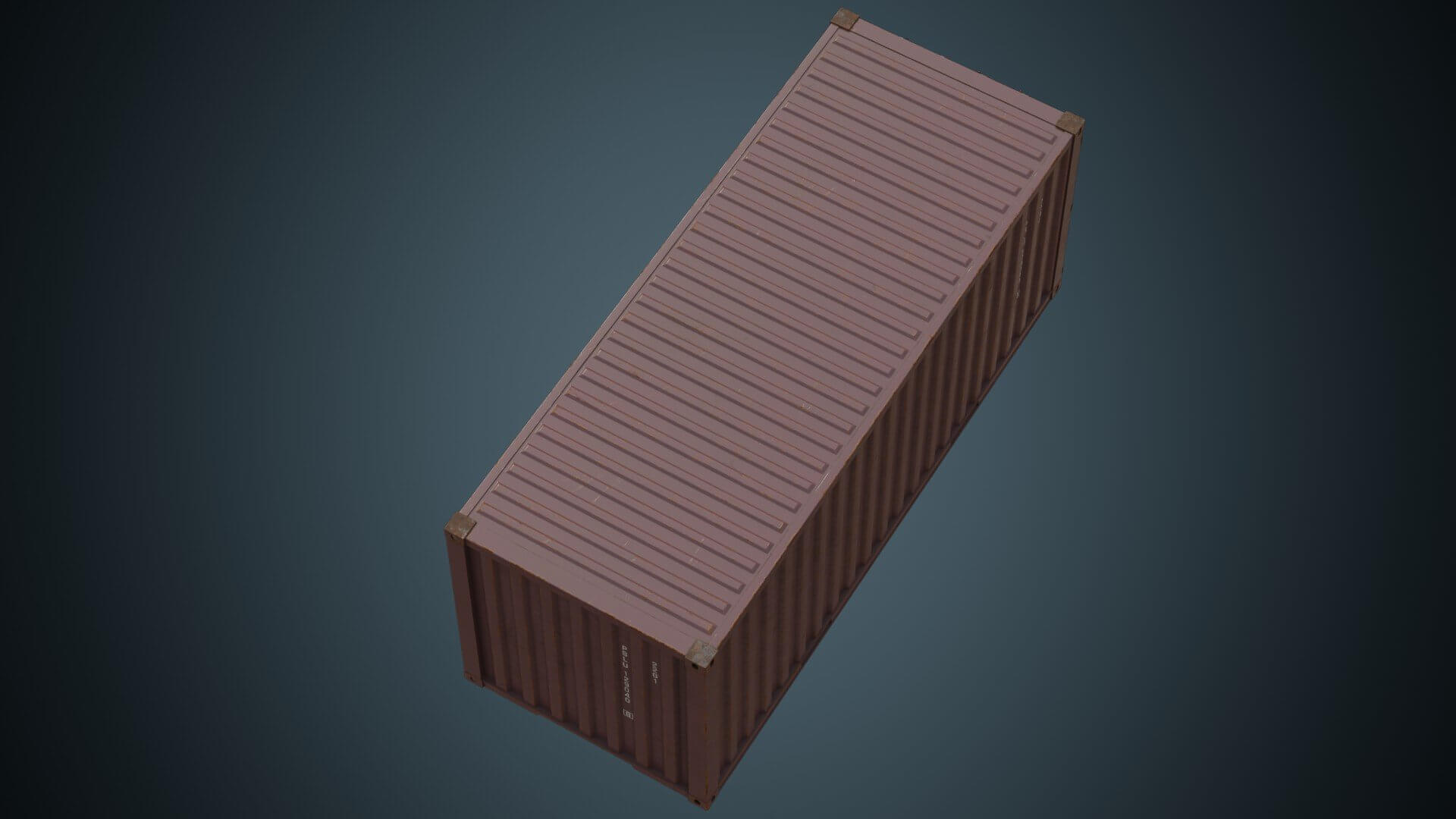 Cargo Container 4B - 3D Model by weeray