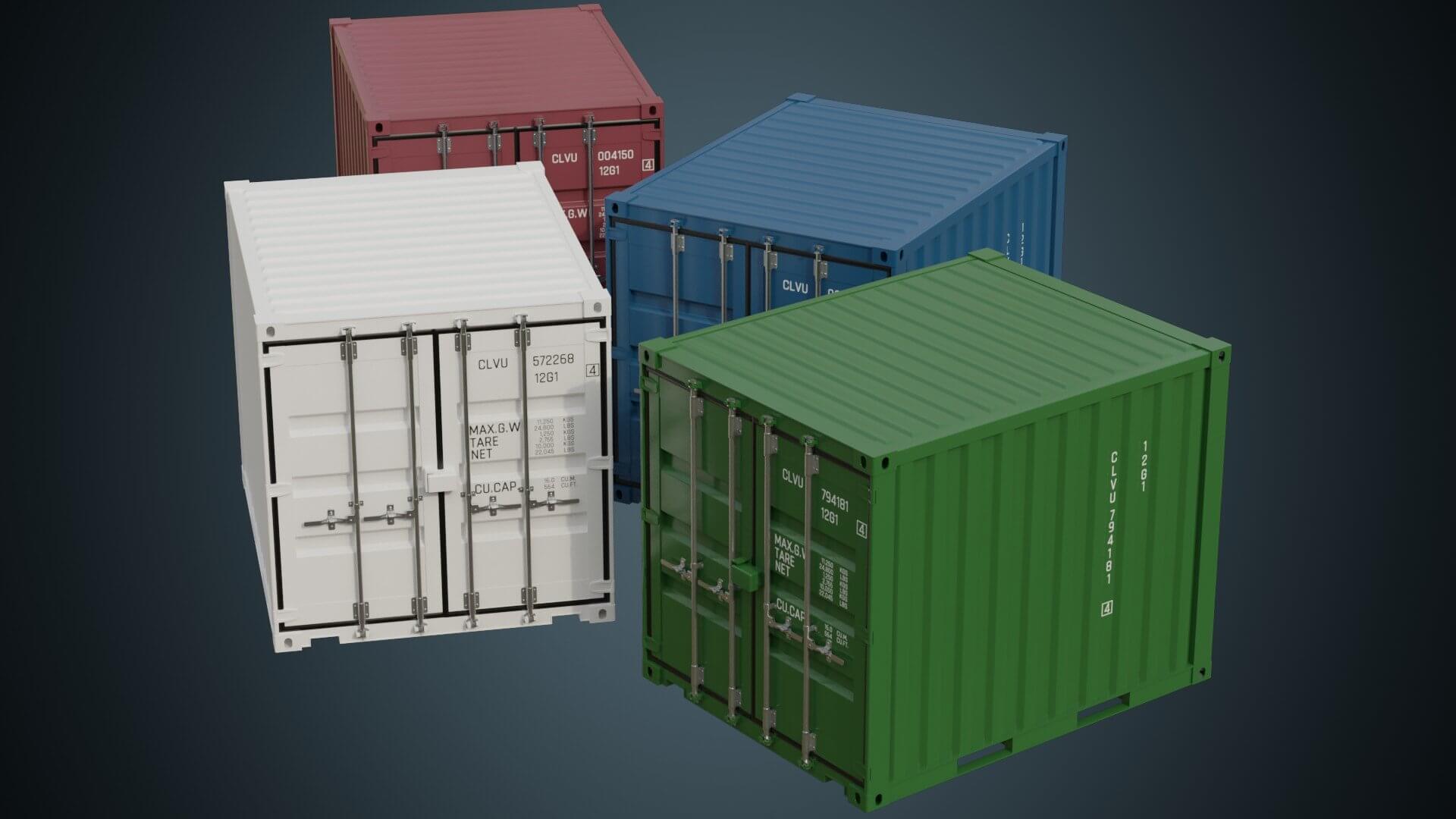 Cargo Container 5A - 3D Model by weeray