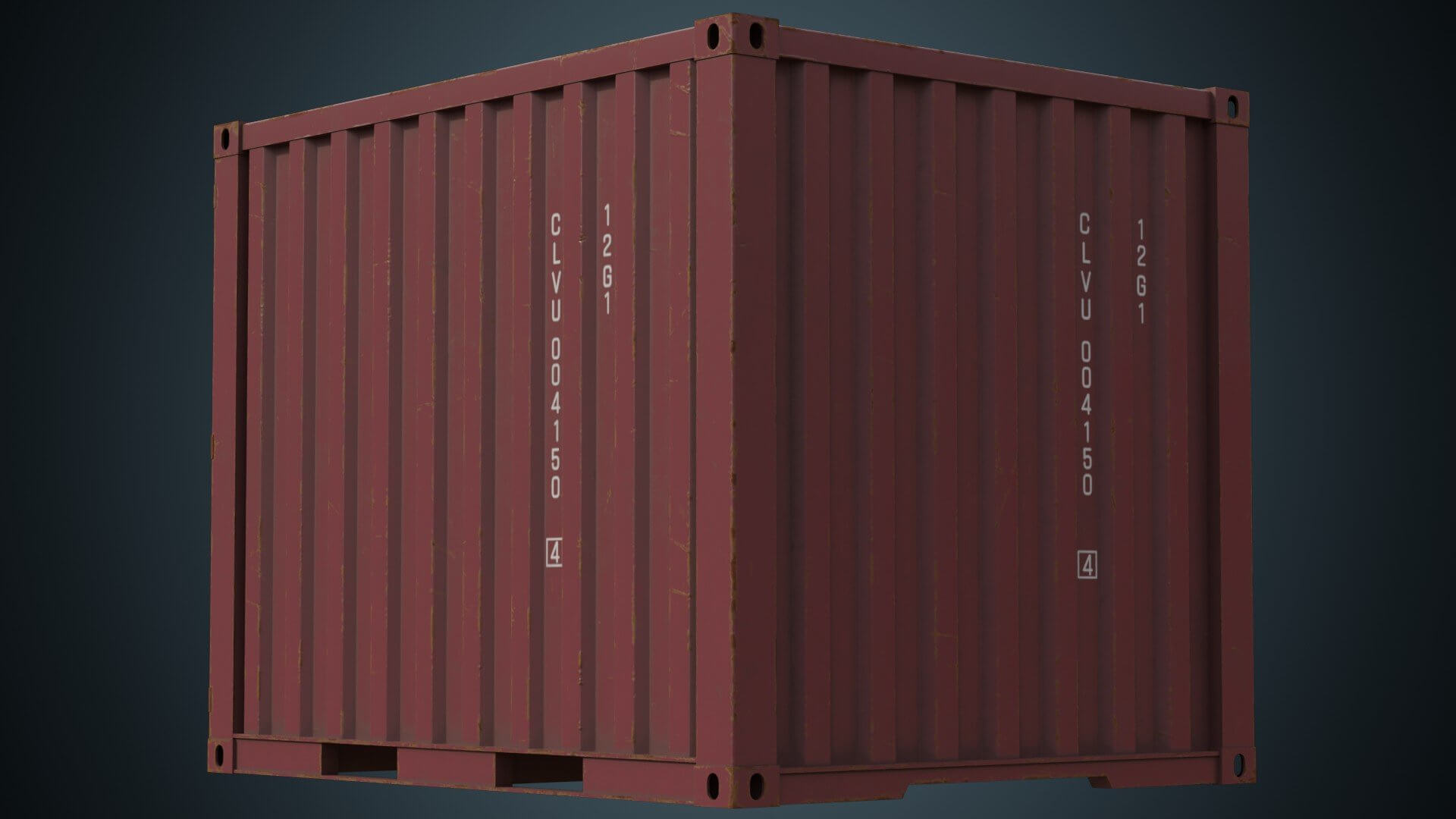 Cargo Container 5B - 3D Model by weeray