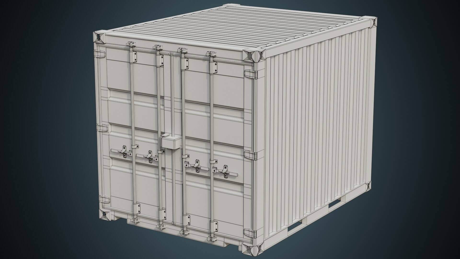 Cargo Container 5B - 3D Model by weeray