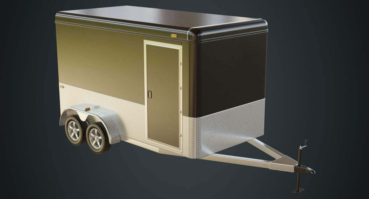 Cargo Trailer 1A - 3D Model by weeray