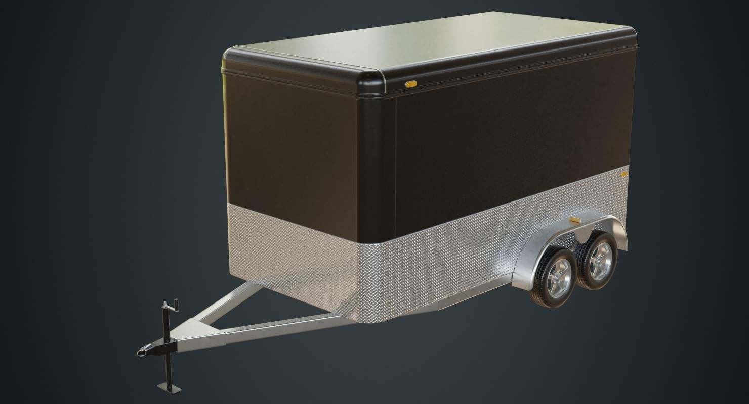 Cargo Trailer 1A - 3D Model by weeray