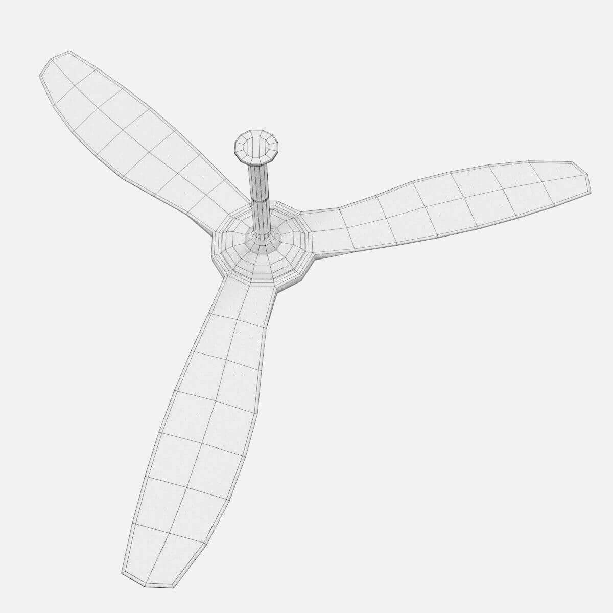 Ceiling Fan - 3D Model by weeray