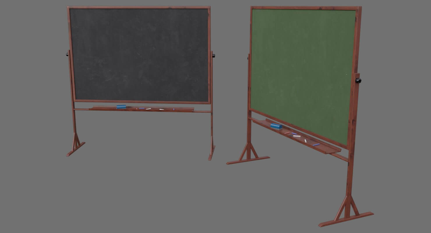 Chalkboard - 3D Model by weeray