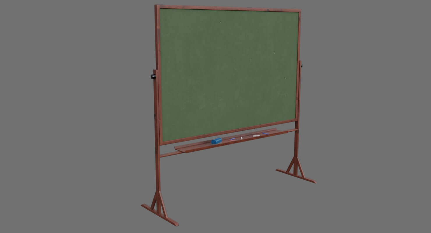 Chalkboard - 3D Model by weeray
