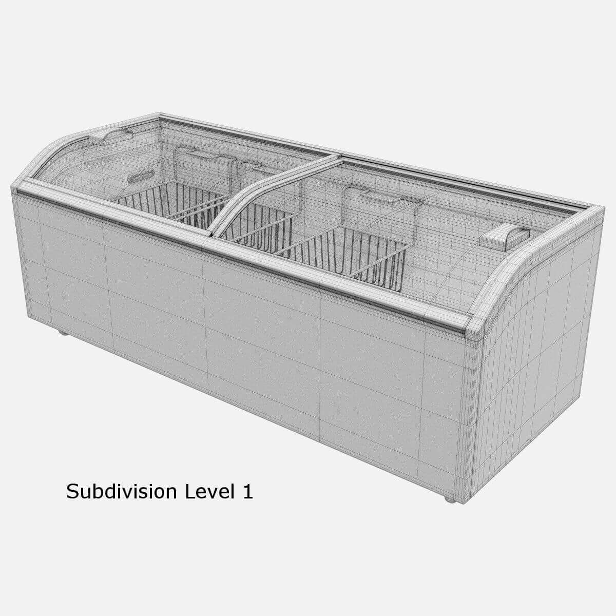 Chest Freezer - 3D Model by weeray