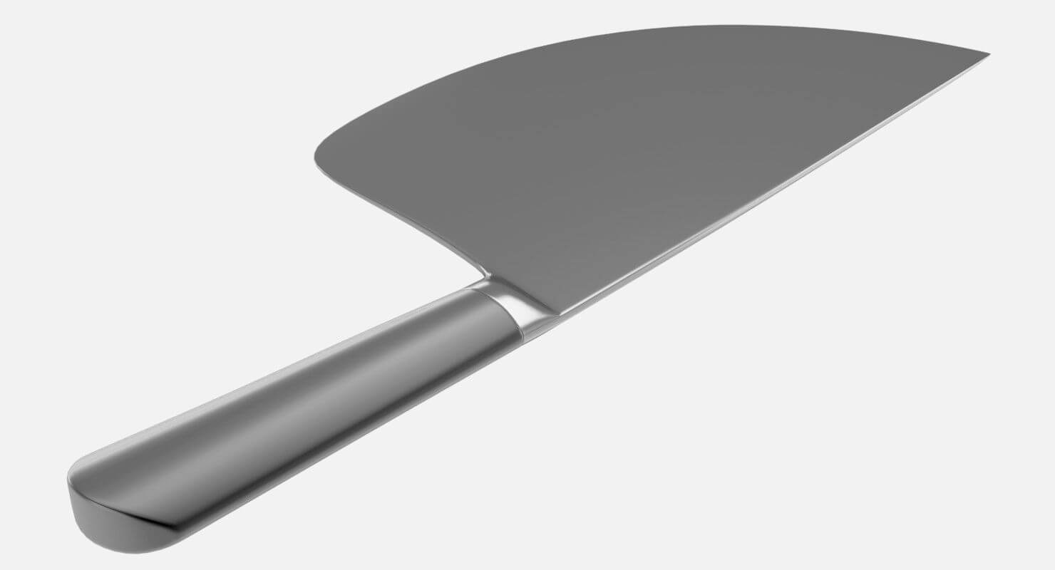 Rounded Cleaver - 3D Model by weeray