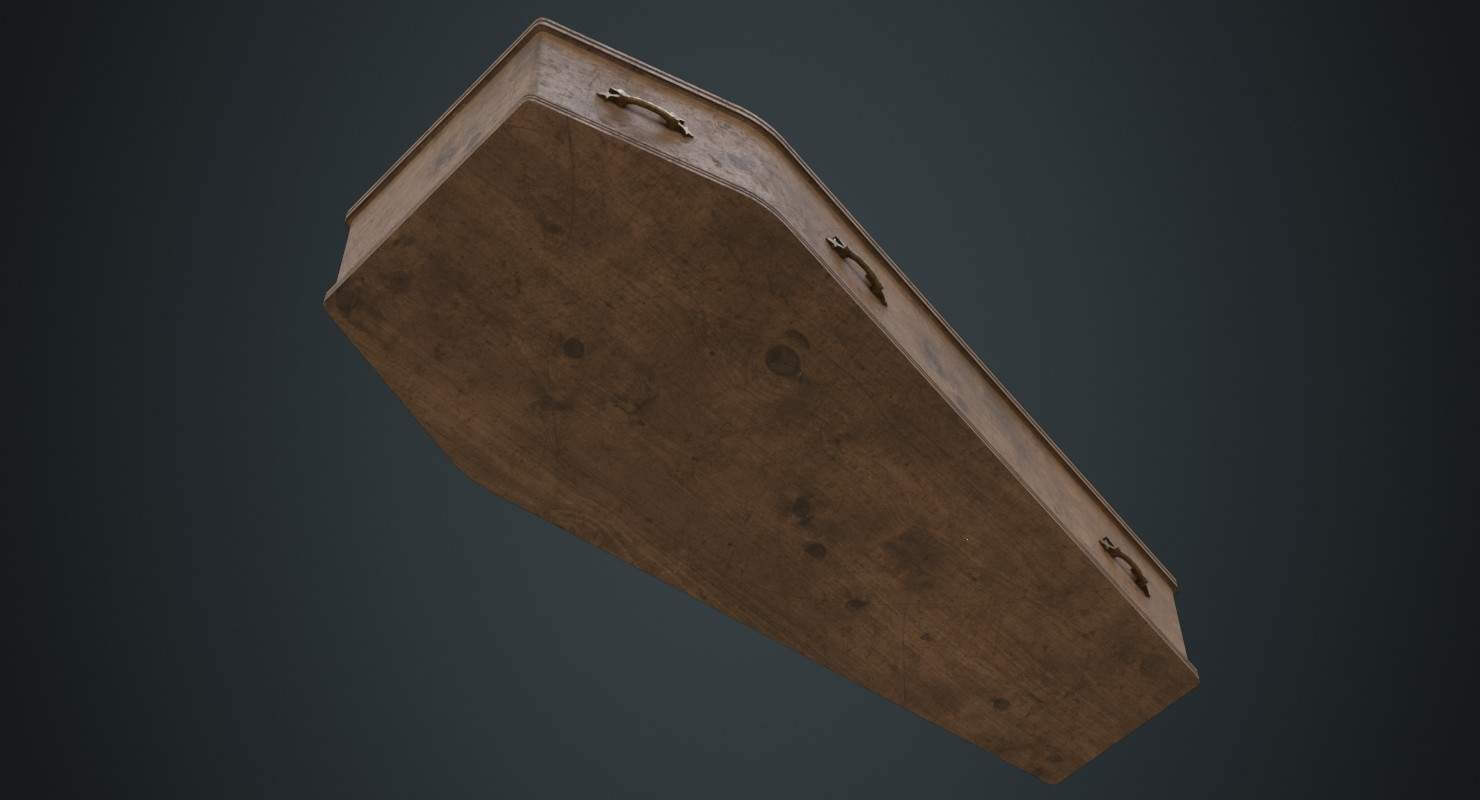 Coffin (old) - 3D Model by weeray