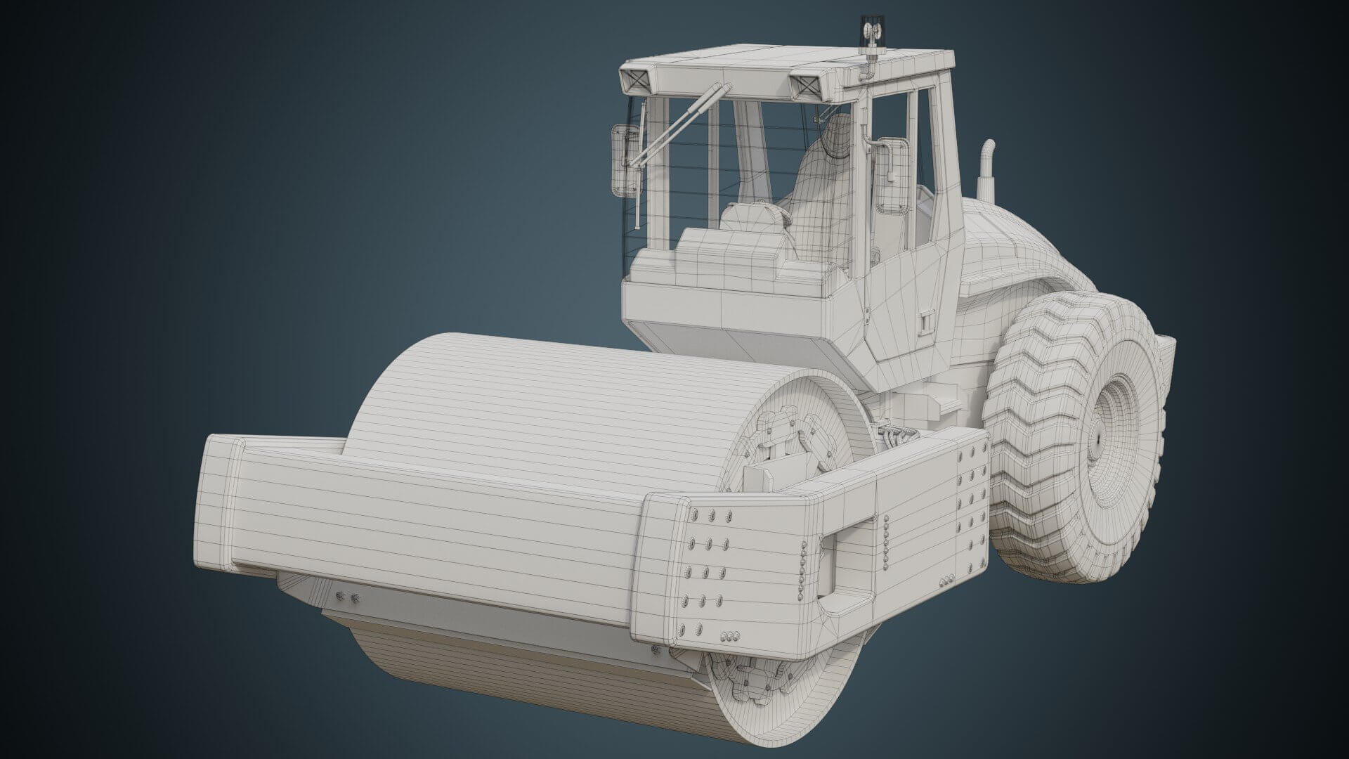 Compactor 1 Untextured - 3D Model by weeray