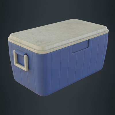 Portable Cooler - 3D Model by weeray