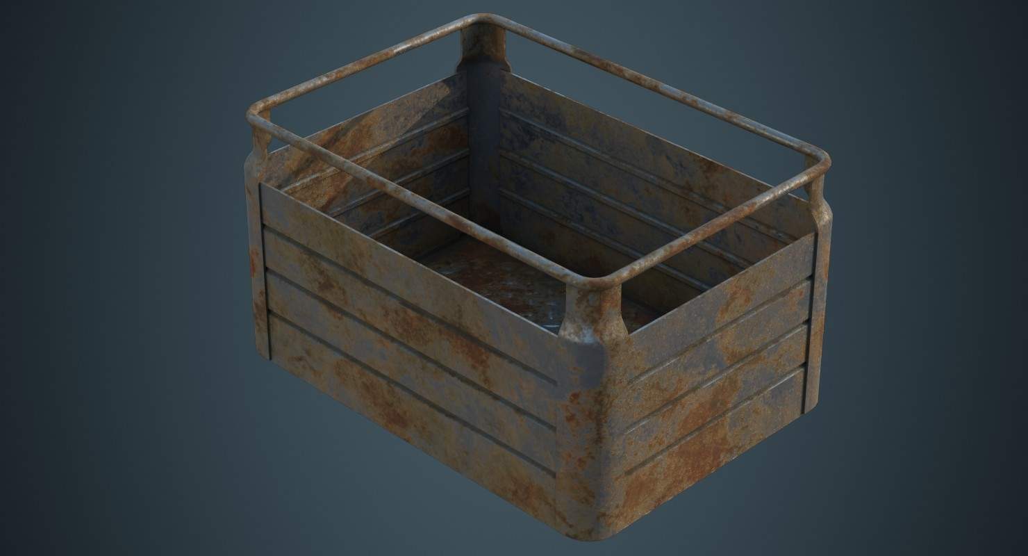Crate 1B - 3D Model by weeray
