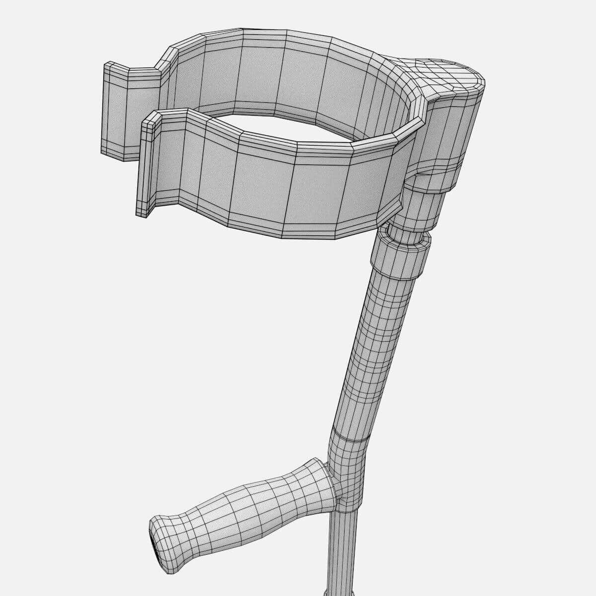 Crutch - 3D Model by weeray