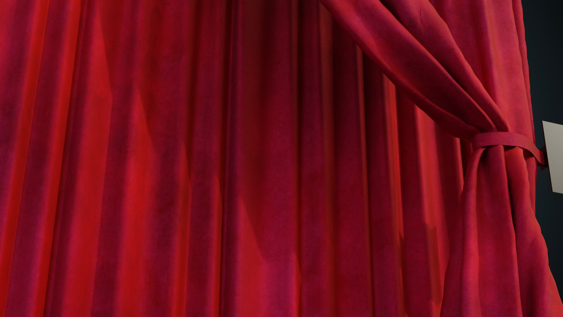 Curtain 1A - 3D Model by weeray