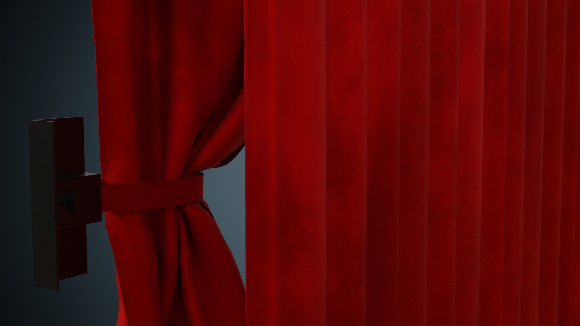 Curtain 1A - 3D Model by weeray