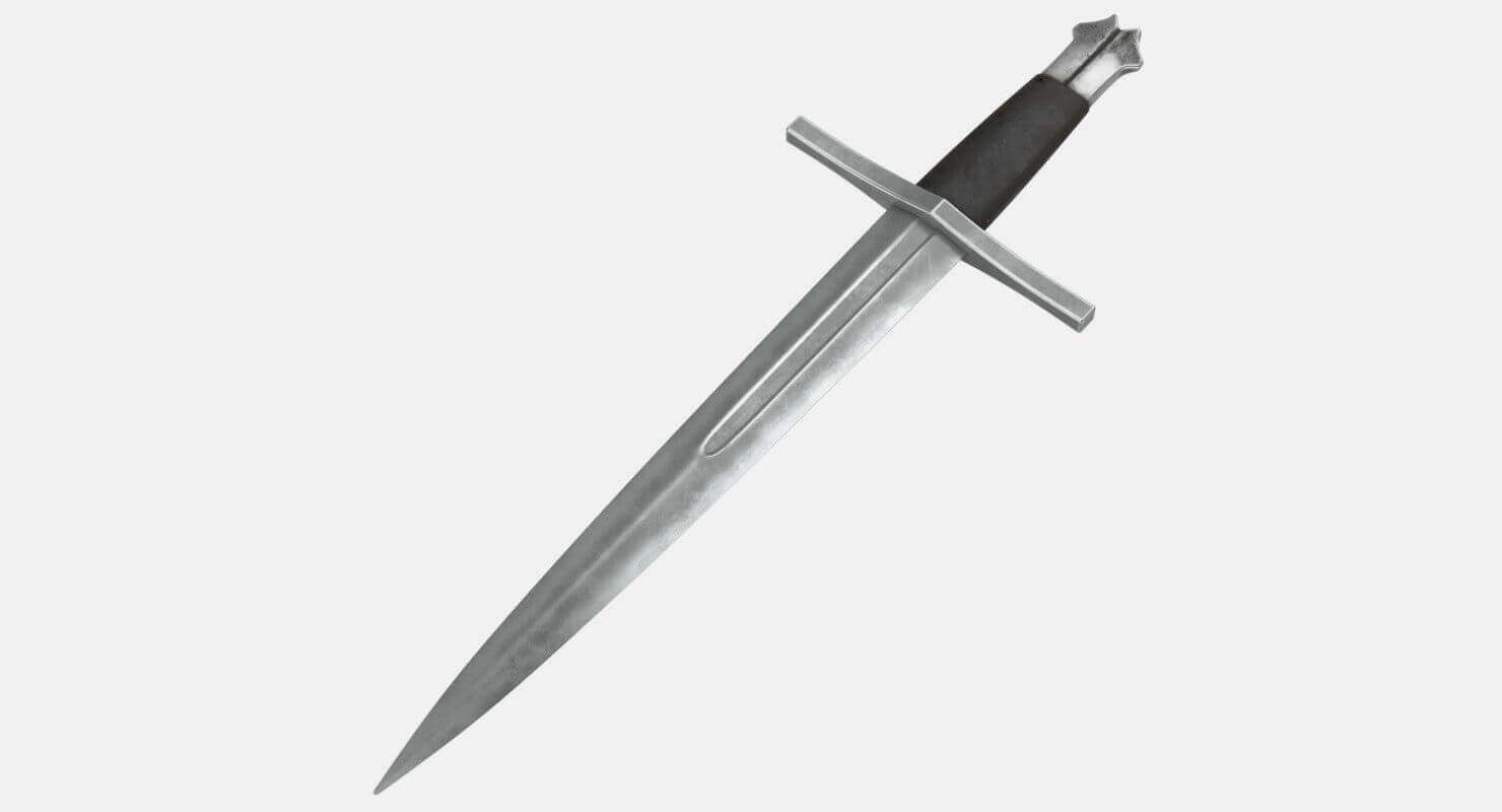 Dagger (textured) - 3D Model by weeray