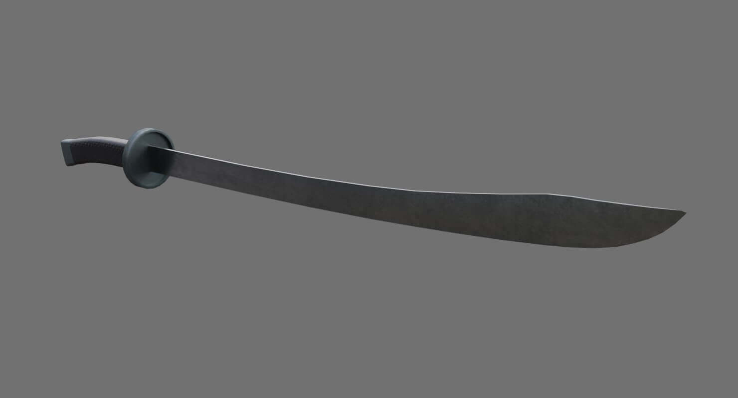 Chinese Dao Sword - 3D Model by weeray