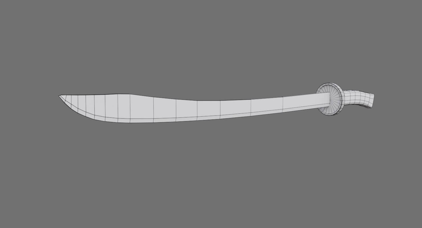 Chinese Dao Sword - 3D Model by weeray