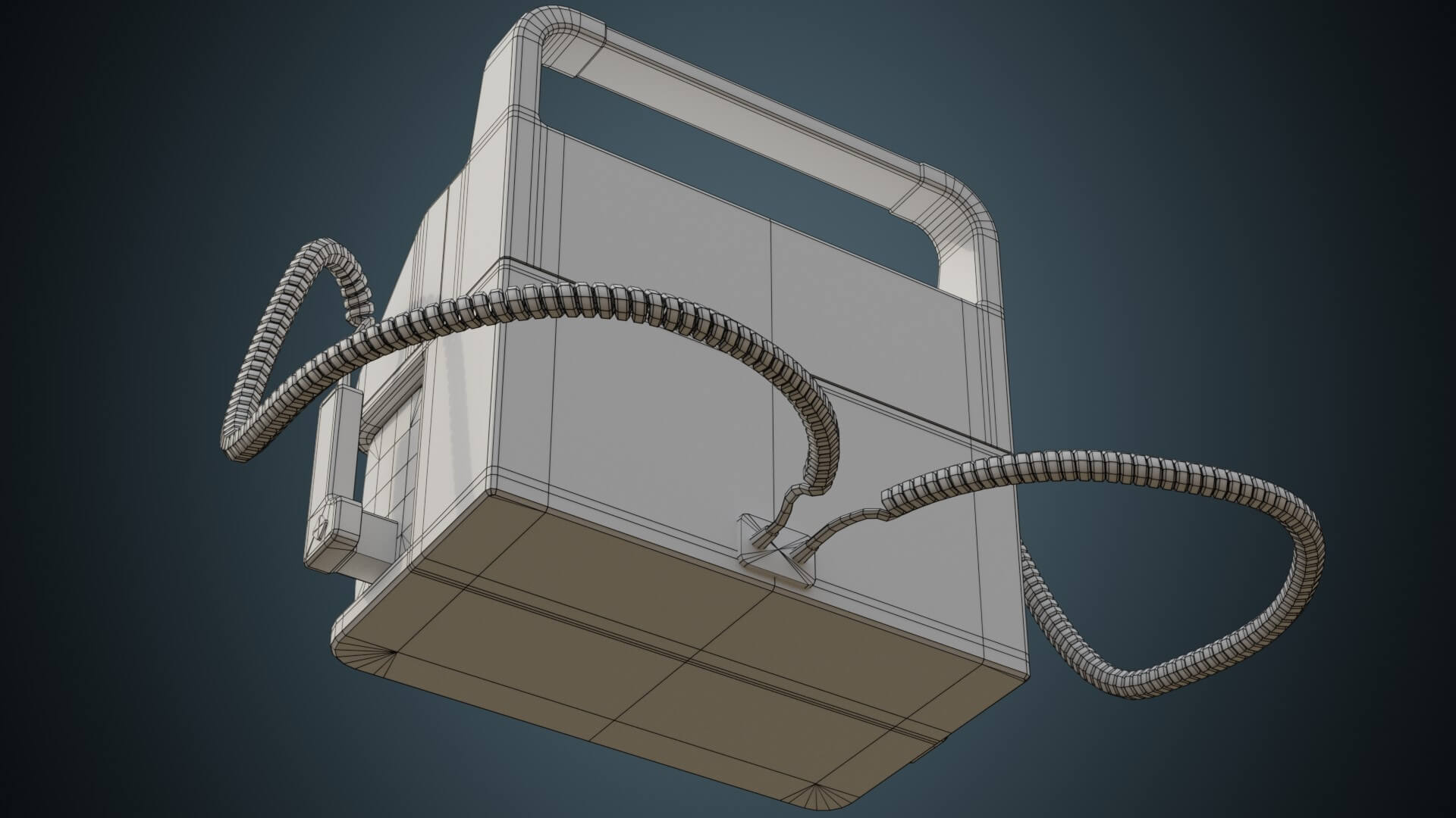 Defibrillator 1A - 3D Model by weeray