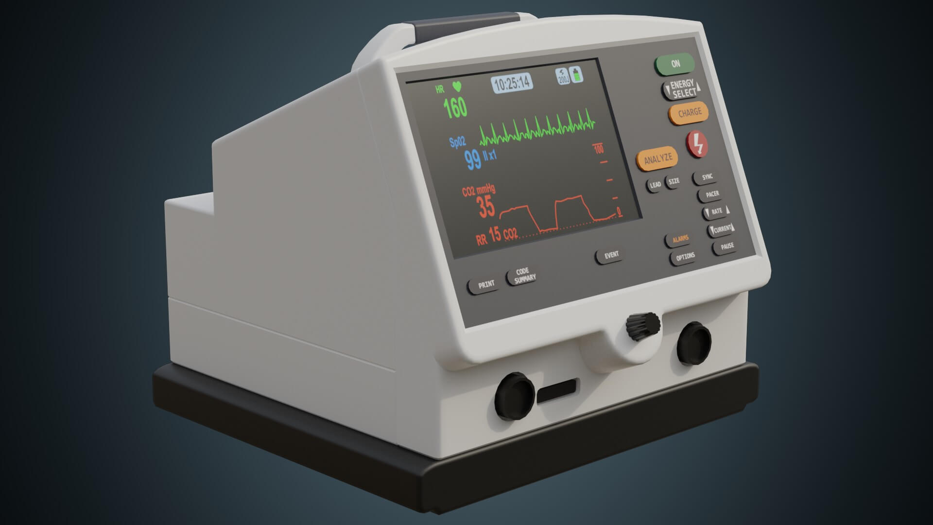 Defibrillator 2 Basic - 3D Model by weeray