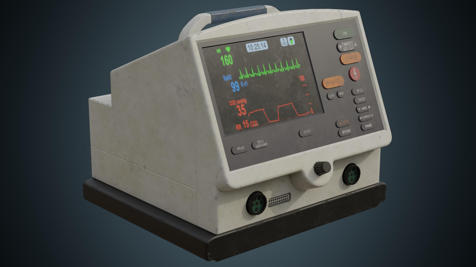 Defibrillator 2B - 3D Model by weeray