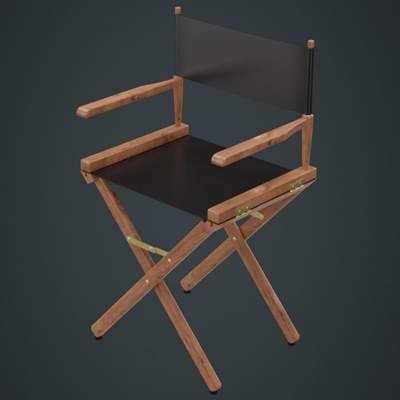 Directors Chair - 3D Model by weeray