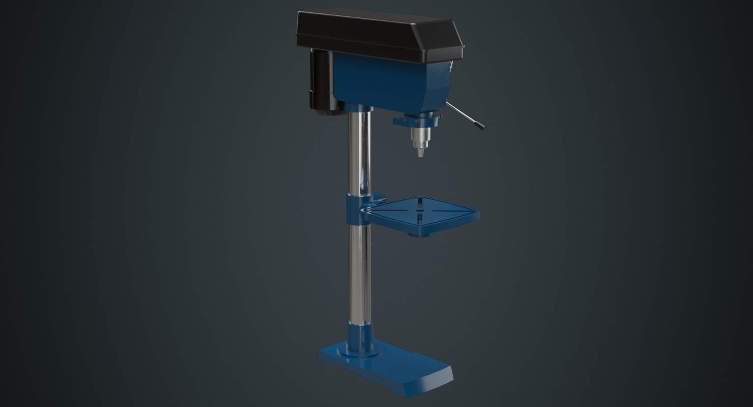 Drill Press - 3D Model by weeray