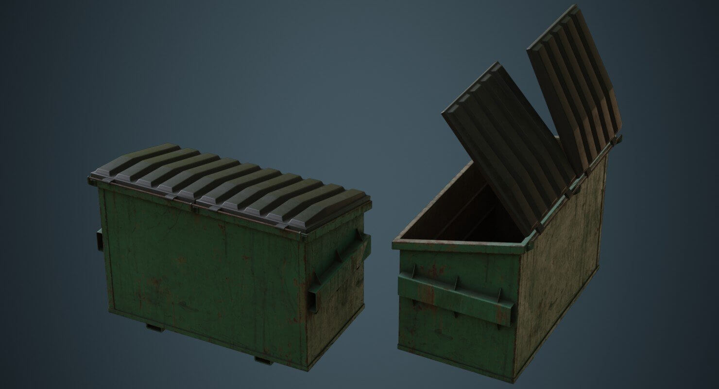 Dumpster 2B - 3D Model by weeray