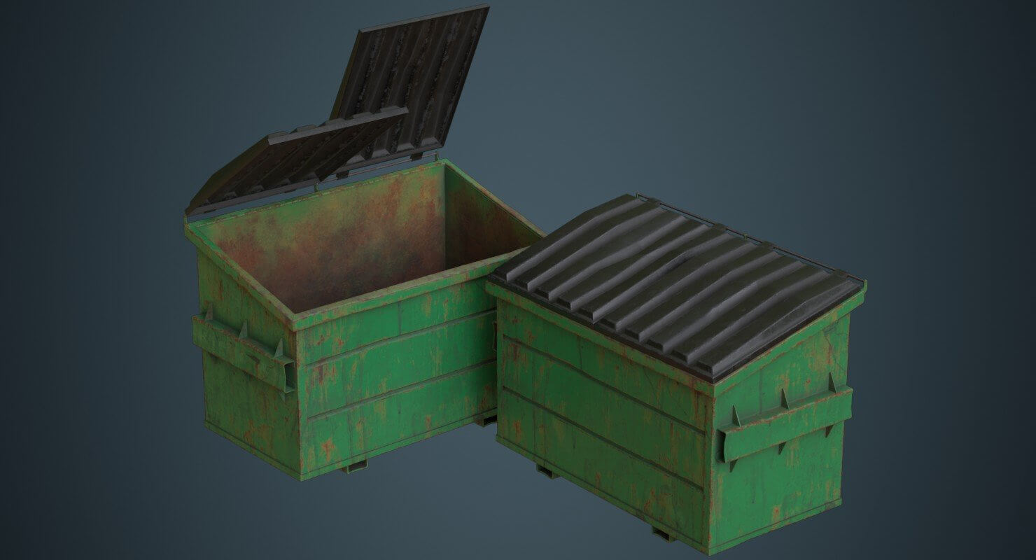 Dumpster 2C - 3D Model by weeray