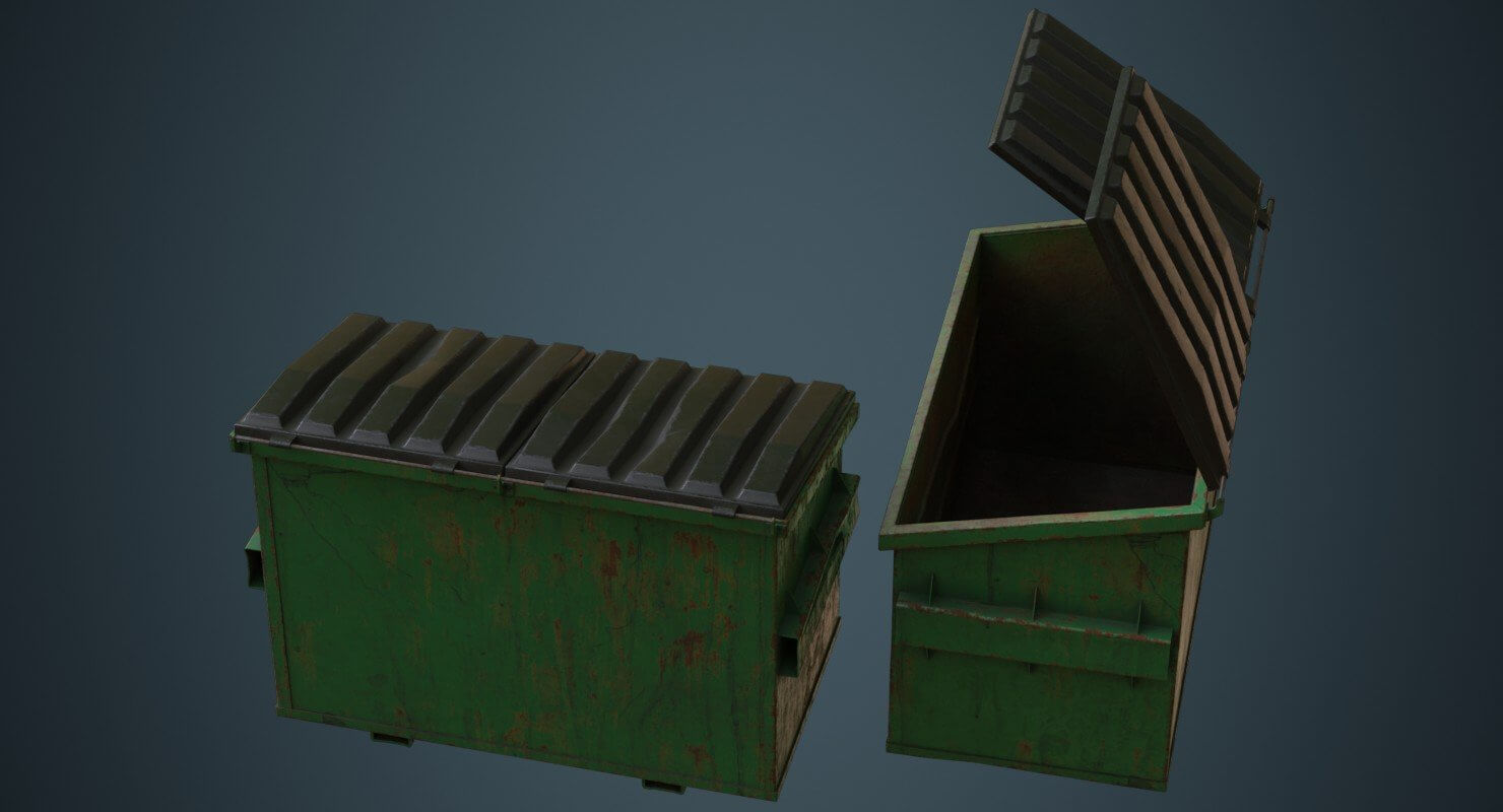 Dumpster 2C - 3D Model by weeray