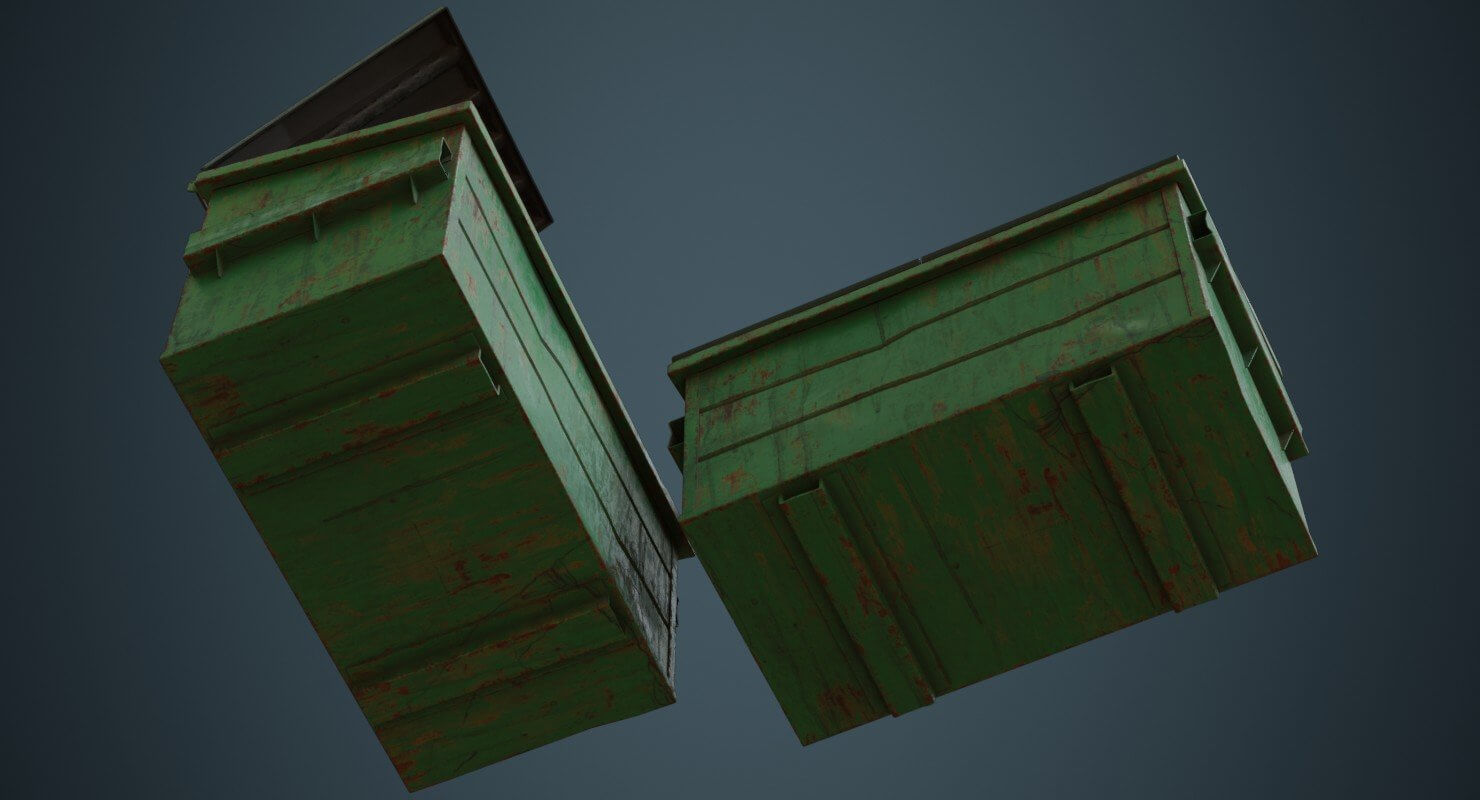 Dumpster 2C - 3D Model by weeray