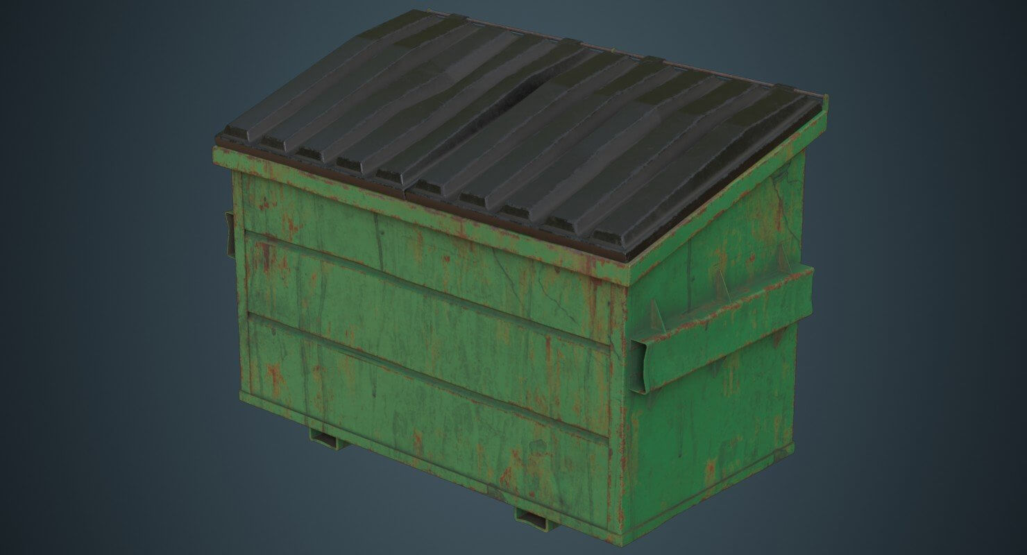 Dumpster 2C - 3D Model by weeray