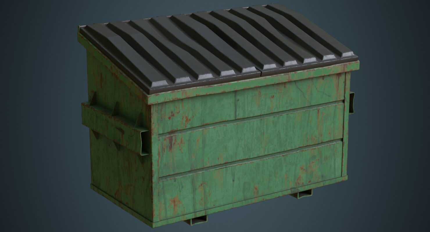 Dumpster 2C - 3D Model by weeray