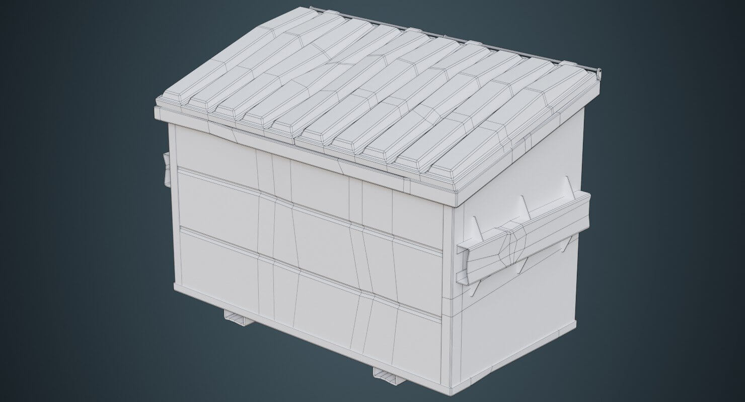 Dumpster 2C - 3D Model by weeray