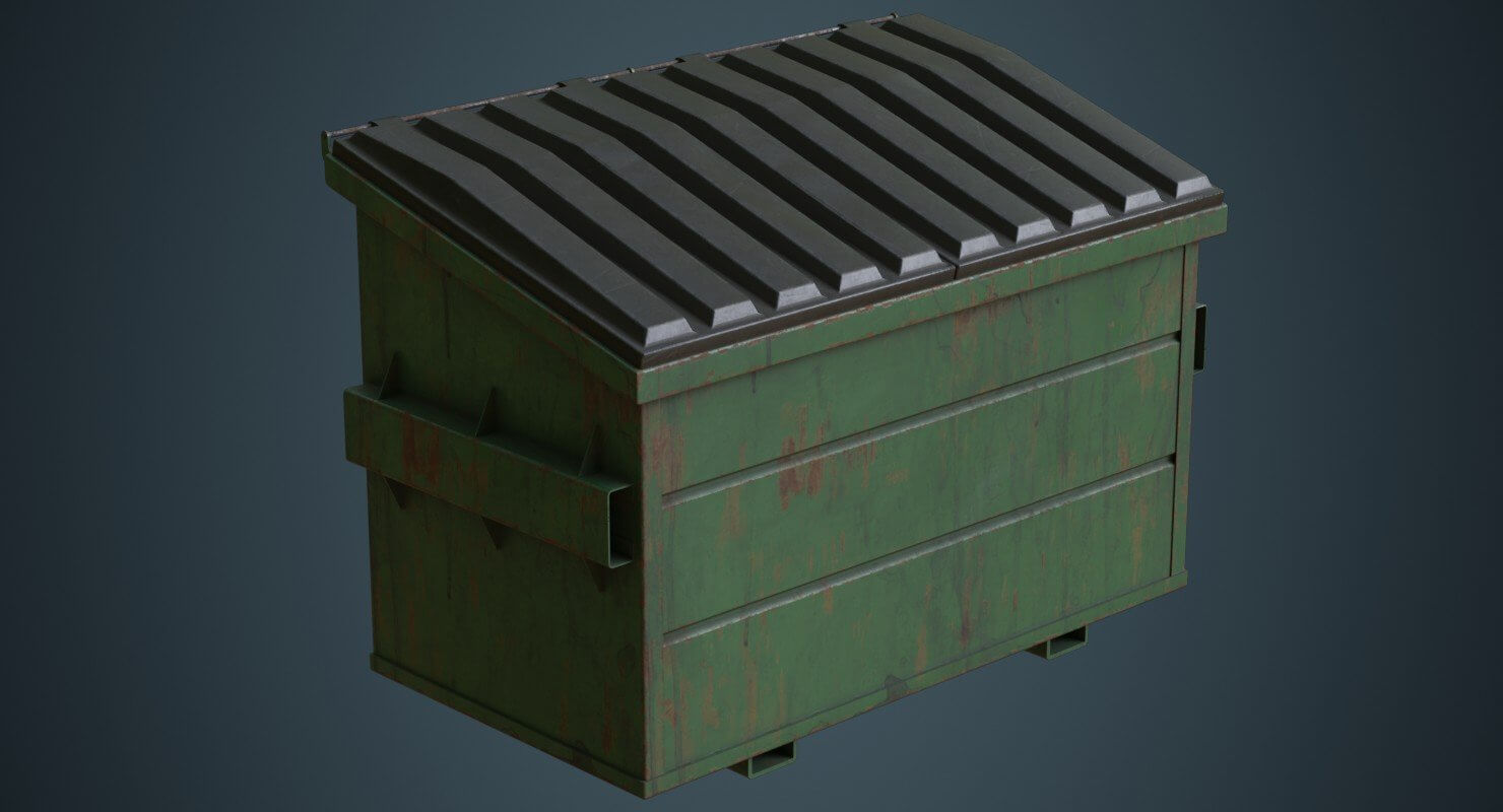 Dumpster 3B - 3D Model by weeray
