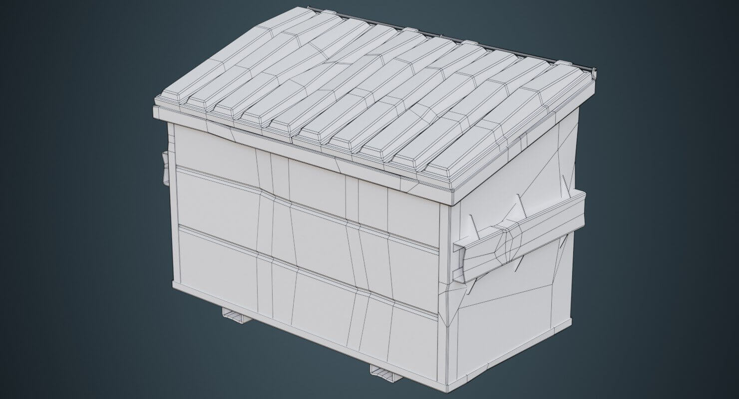 Dumpster 3C - 3D Model by weeray
