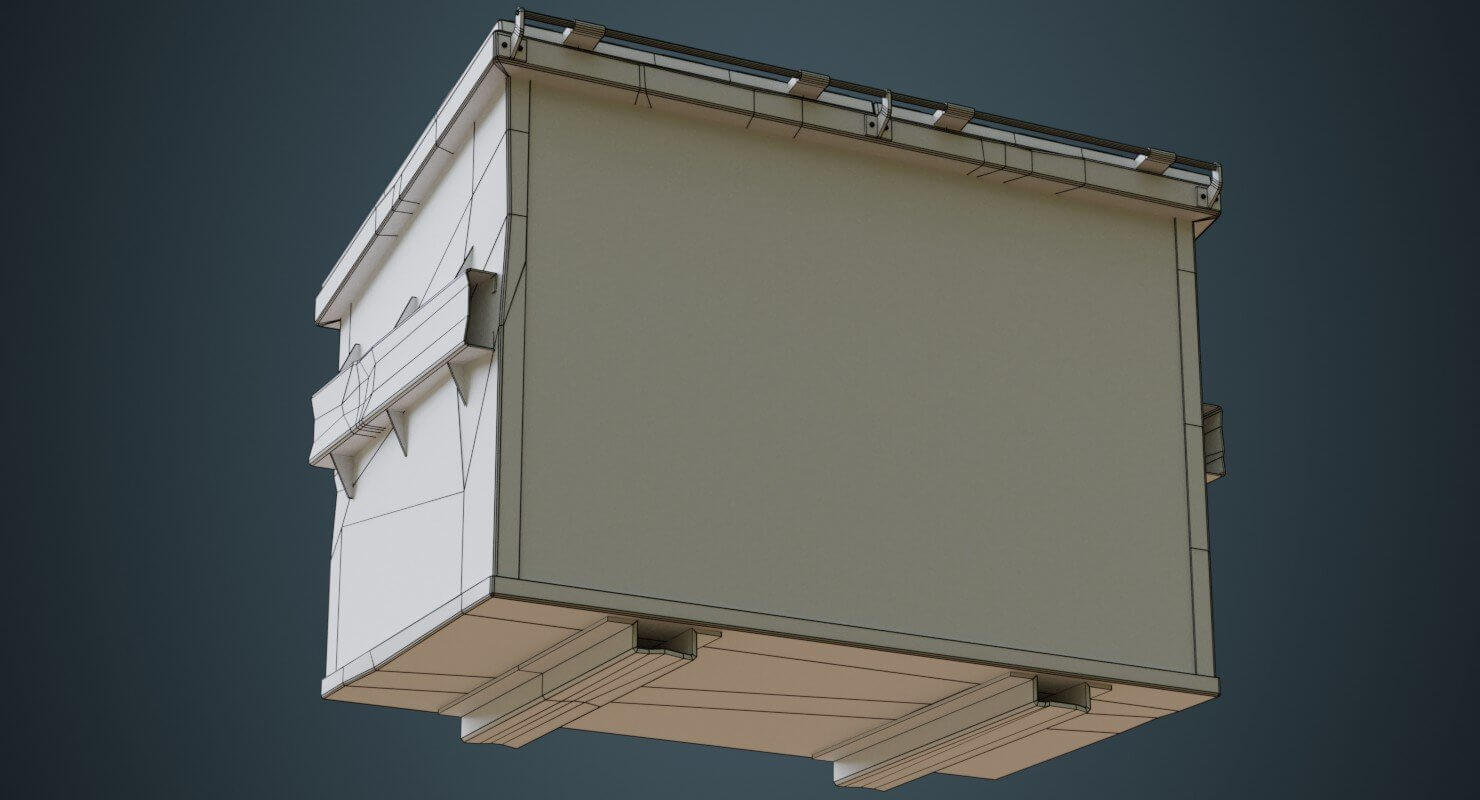 Dumpster 3C - 3D Model by weeray