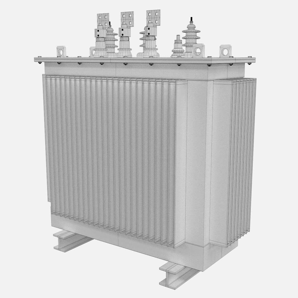 Electrical Transformer - 3D Model by weeray