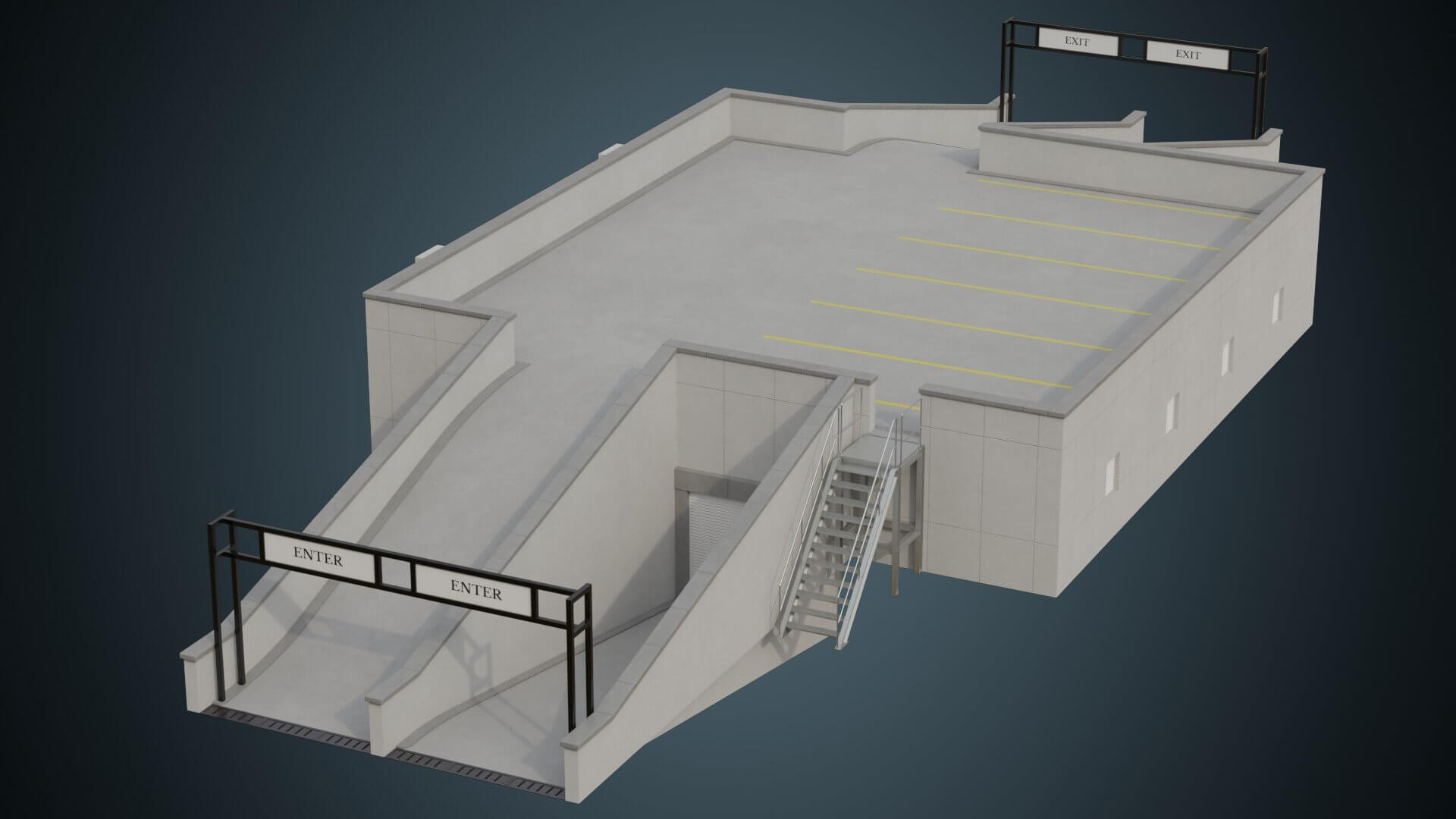 Entrance 2A - 3D Model by weeray